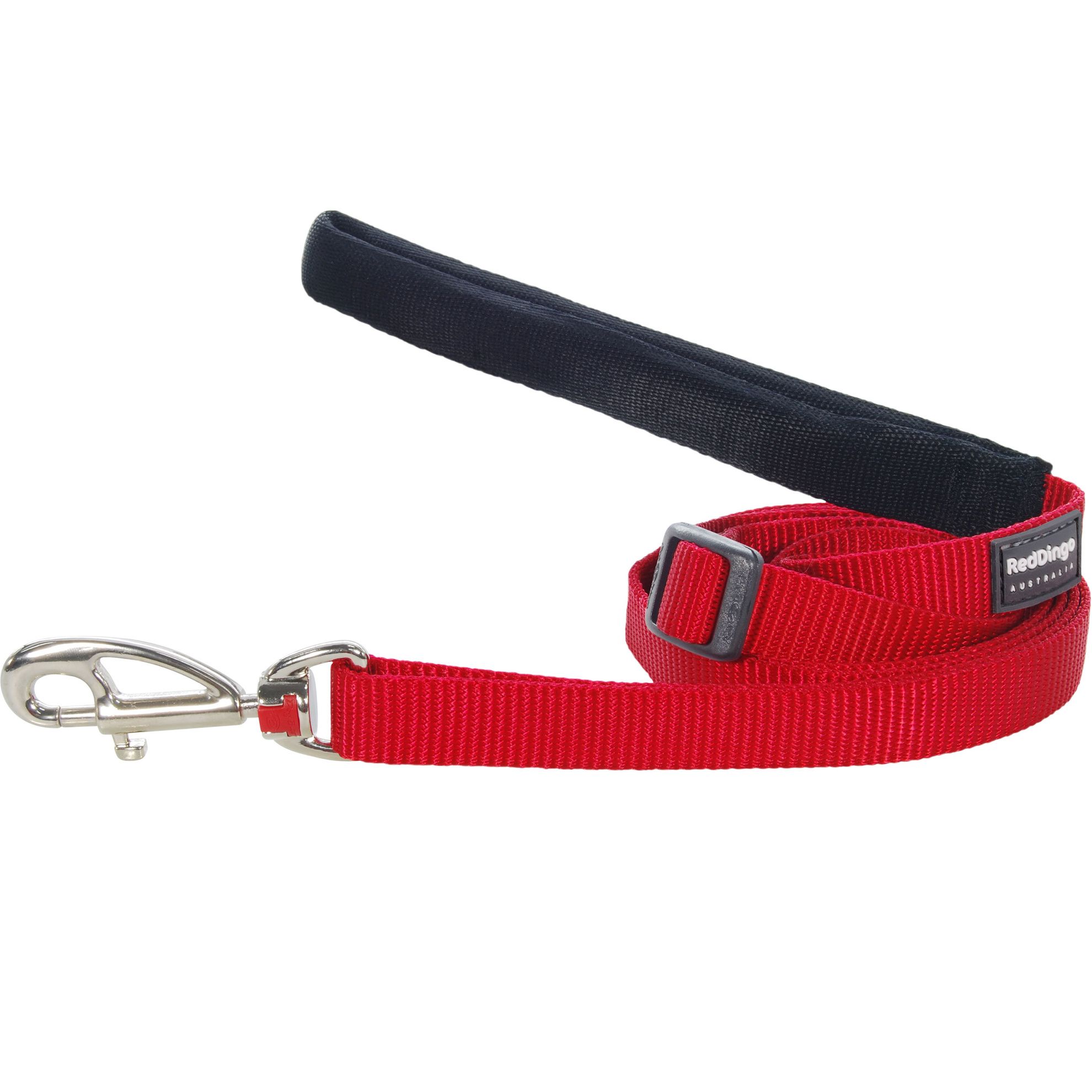 Laisse réglable poignée confort Red Dingo Basic - Laisses simples - Chadog Diffusion