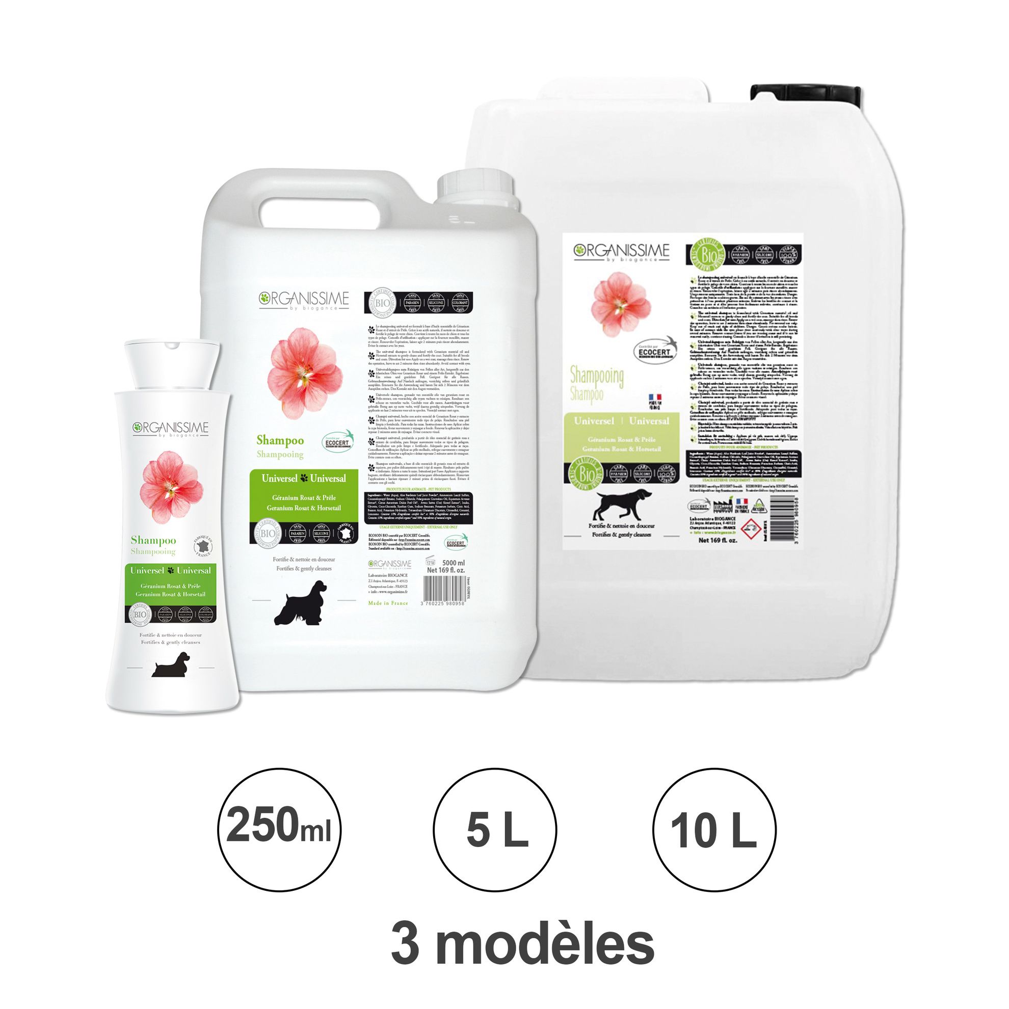 Shampooing Universel Biogance - Shampoings tout poils - Chadog Diffusion