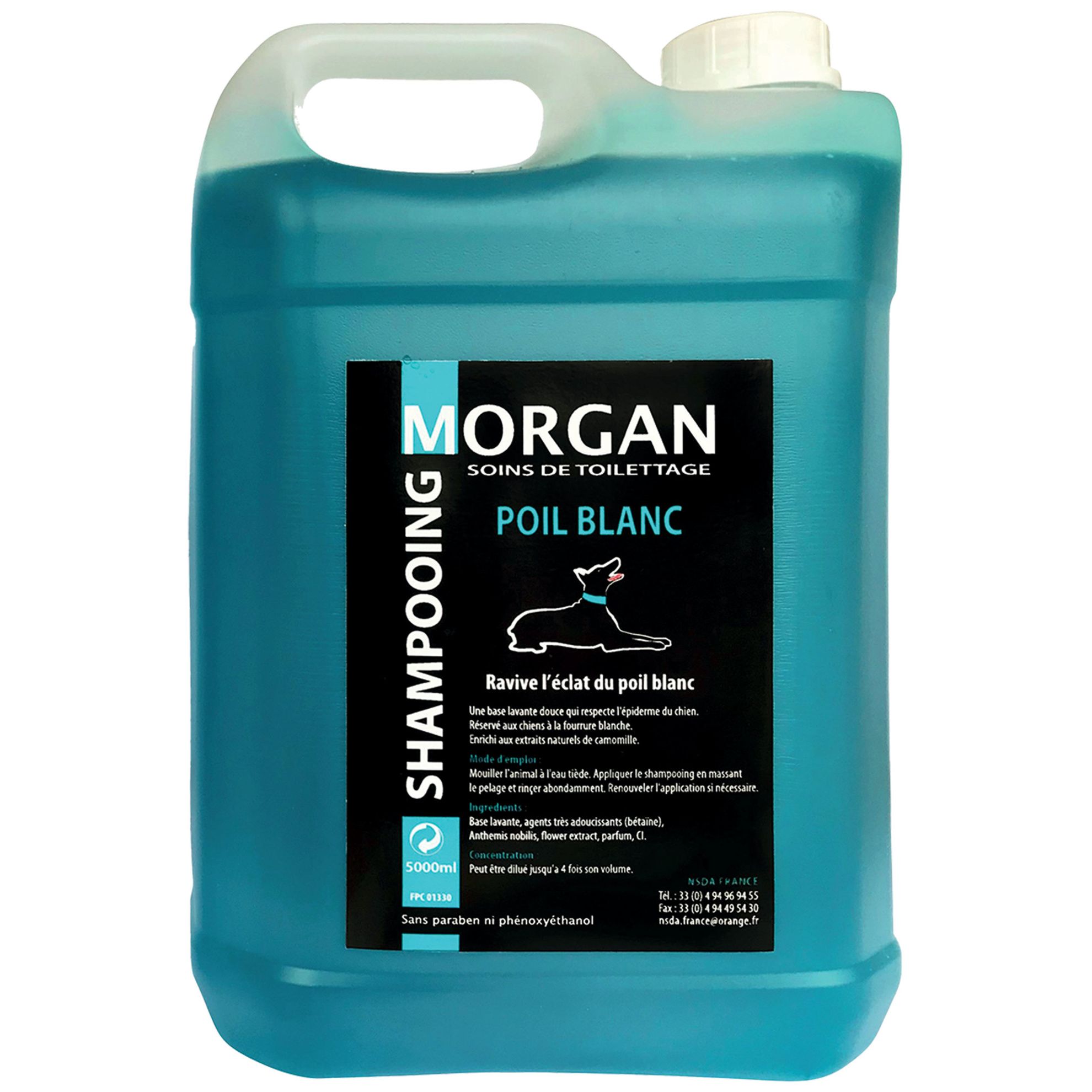 Shampoing poil blanc Morgan - Morgan - Chadog Diffusion